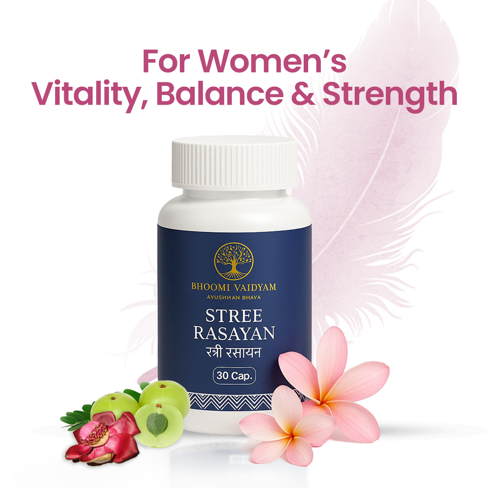 Stree Rasayan for White Discharge, Hormonal Imbalance & PCOD | Ayurved ...